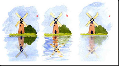 Step By Step Watercolor Painting: Paint Reflection in Water